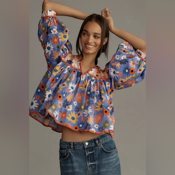 CeliaB | Tops | Anthropologie Celiab Galapago Top | Poshmark